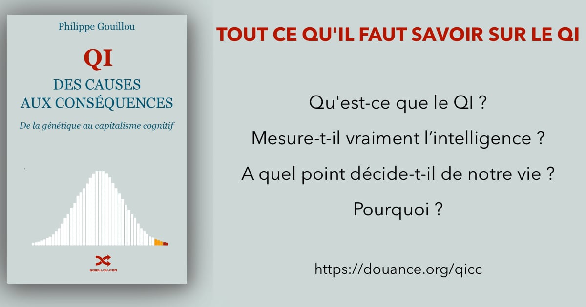 [DOUANCE] QI : Des causes aux conséquences